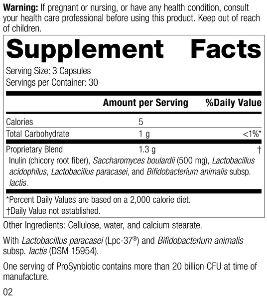 ProSynbiotic, 90 Capsules - Shara Valley Nutrition